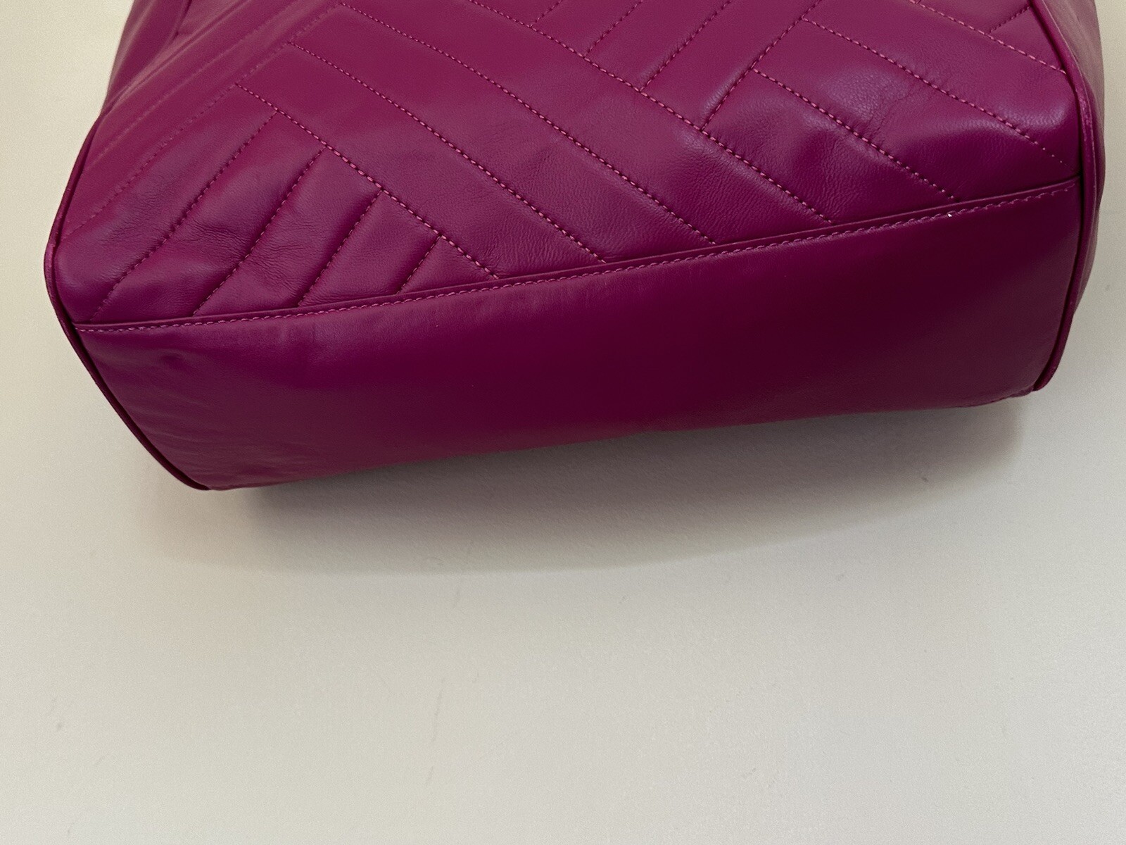 TORY BURCH Alexa Quilted Tote # 50641 - Party Pink Fuschia Handbag Tote ...