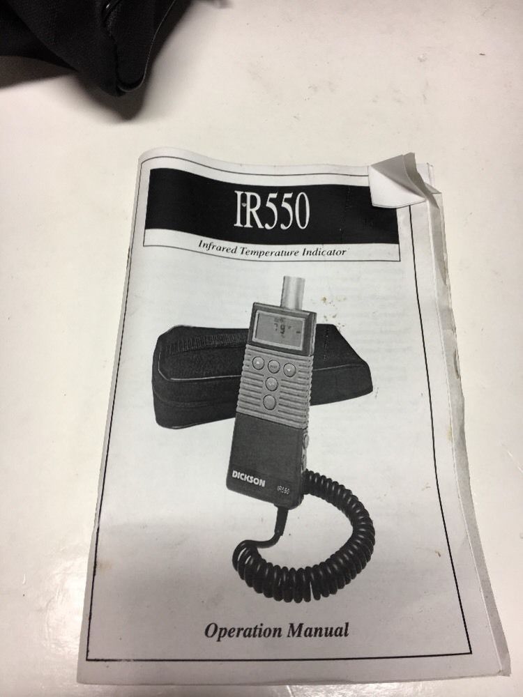 Dickson IR550 Infrared Temp Indicator Warranty! Fast Shipping! | eBay