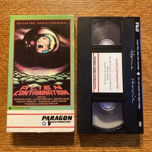 1982 Paragon Video ALIEN CONTAMINATION VHS Cannon Films | eBay
