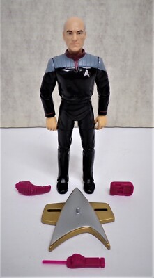 1996 Playmates Star Trek First Contact Movie CAPTAIN PICARD Figure ...