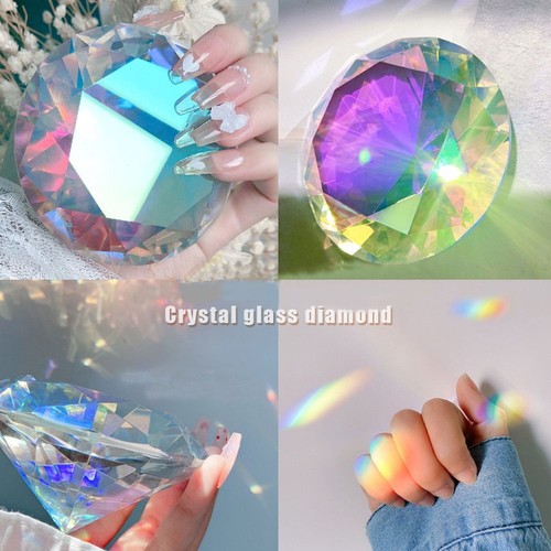 Art Glass Diamond Photography Props Nail Crystal Display Nail Display ...