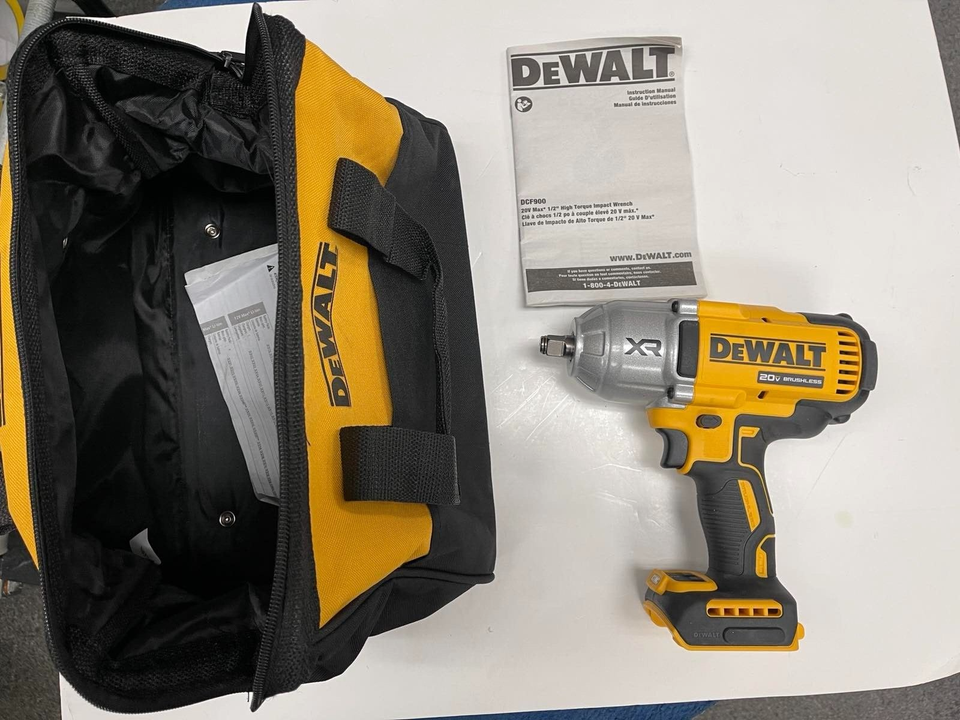 DEWALT DCF900 20V MAX XR 1/2-In Impact Wrench Hog Ring Tool - Yellow ...