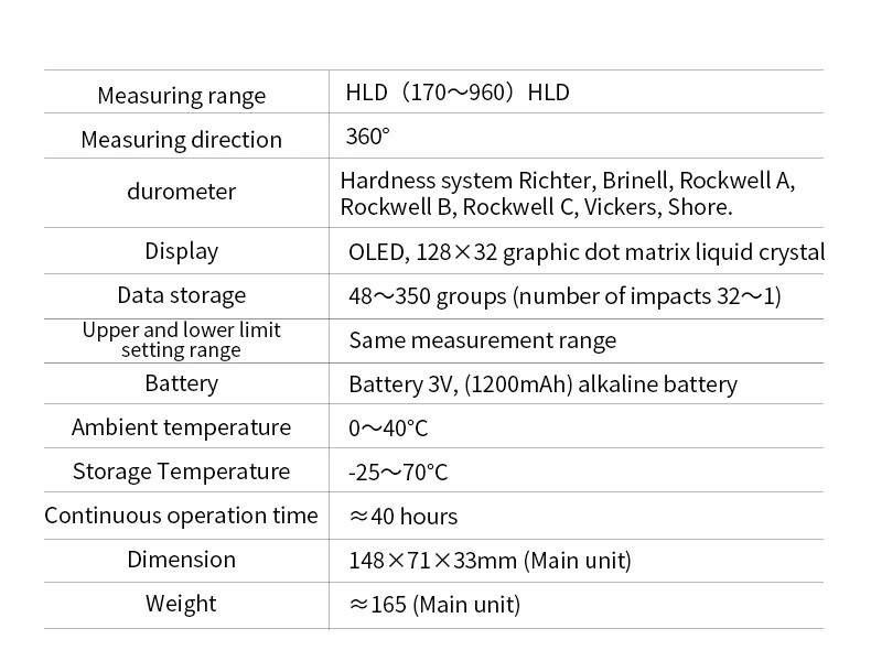 GHL210 Leeb Hardness Tester Meter Rebound Durometer HRB HRC HRA ...