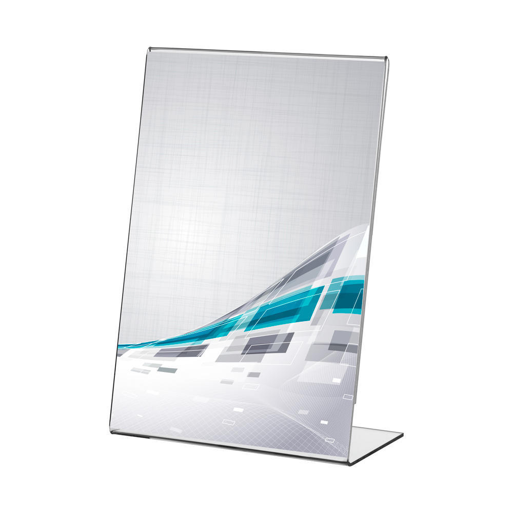 A5 Acrylic Poster Menu Holder Perspex Portrait Leaflet Display Stand ...