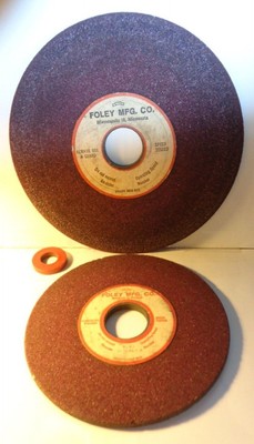 2 FOLEY RUBY GRINDING WHEELS W/5/8'' INSERT HSS SHARPENING WHEELS 8 ...