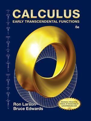 Calculus: Early Transcendental Functions, Edwards, Bruce H.,Larson, Ron ...
