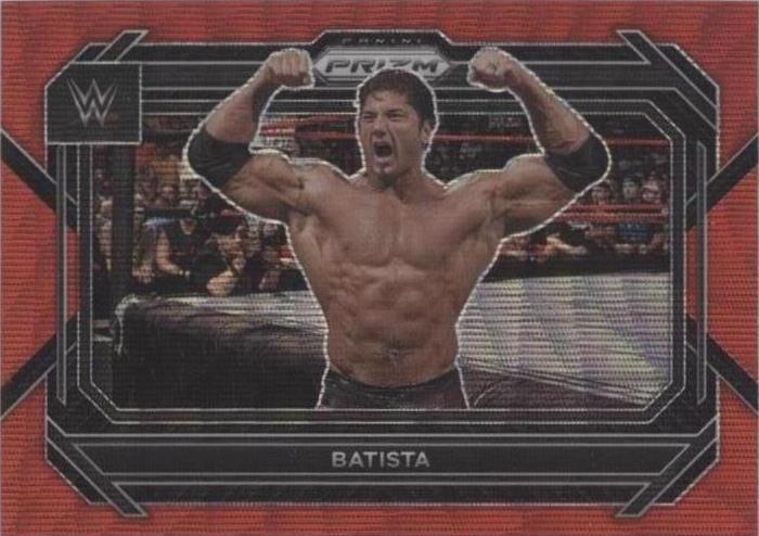 2023 Panini Prizm WWE - Batista #8 Ruby Wave Prizm for sale online | eBay