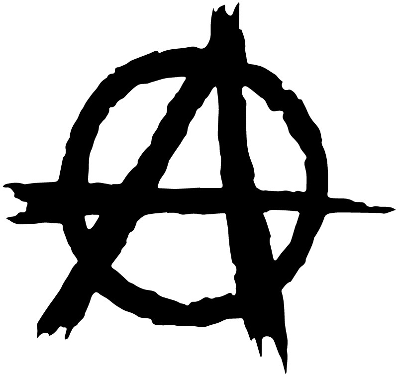 Anarchy symbol vinyl decal sticker anarchist punk goth | eBay
