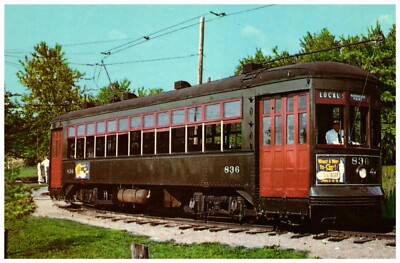 Railroad Train Semi-Convertible Car #836 built 1922 by P A Thomas ...