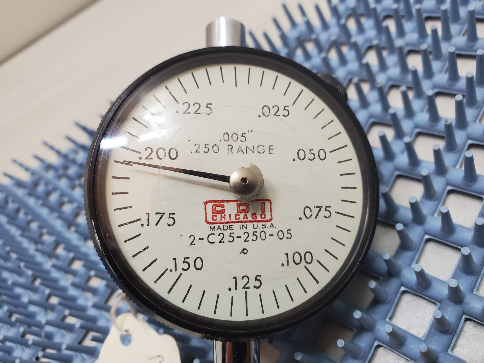 CDI Chicago Dial Indicator 2-C25-250-05 .005" 250 Range Long Stem | eBay