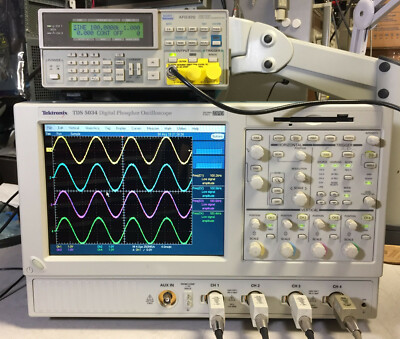 TEKTRONIX TDS5034 DPO Oscilloscope 4CH 350MHz 5GS/s 2M 2A SM J2 USB PW3 ...