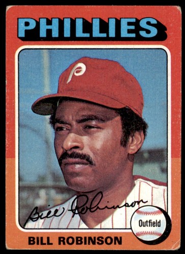 1975 Topps Baseball Card Bill Robinson Philadelphia Phillies #501 | eBay