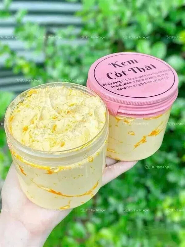 1X Original KEM COT THAI 250g Kem Body Cốt Thái Rỉ Dầu Vàng Nắp Hồng ...