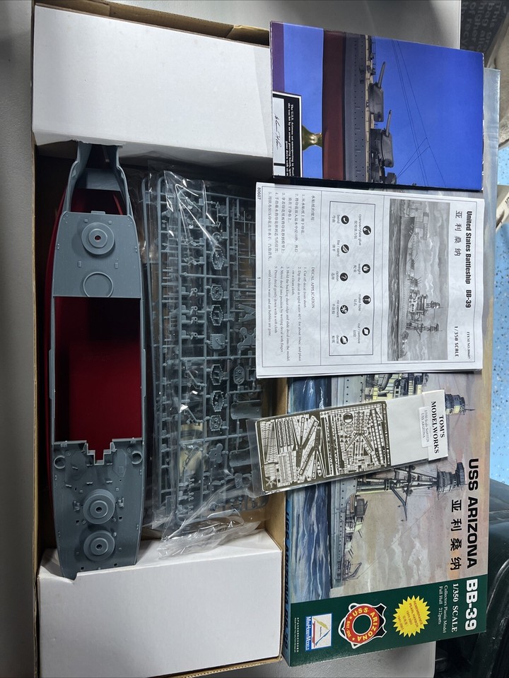 Mini Hobby Models USS Arizona (1941) BB-39 1/350 NIB Model Kit Sealed ...