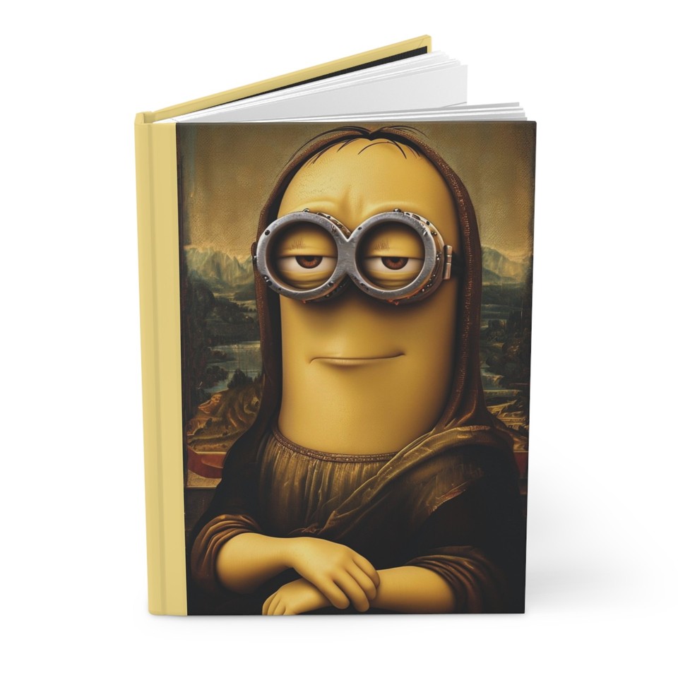 Mona Lisa Minion Illustration Journal | eBay