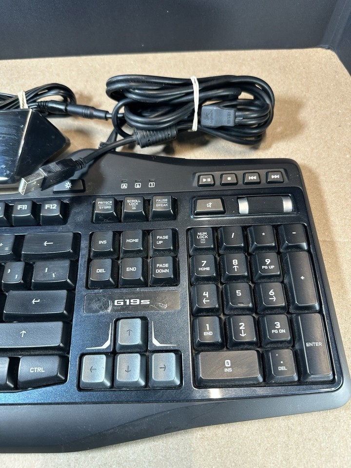 Logitech G19 Programmable Gaming Keyboard WORKS Ships Fast!!! | eBay