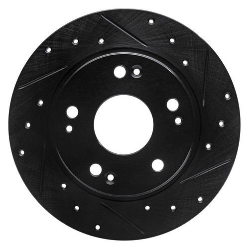 For Honda CR-Z 11-15 Brake Rotor eLINE Drilled & Slotted 1-Piece Rear ...