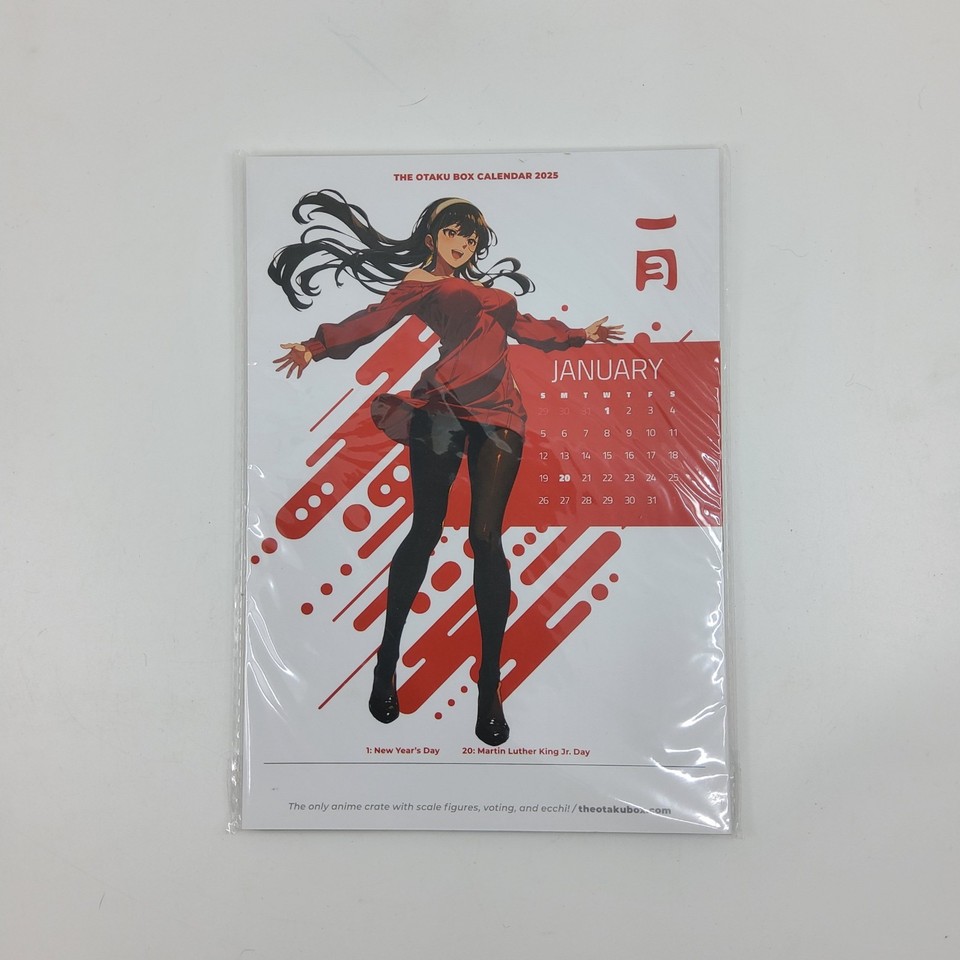 The Otaku Box Exclusive "The Otaku Box Calendar" 2021-2025 Bundle 5pcs ...