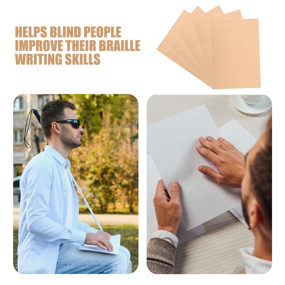 10pcs Braille Writing Papers for Blind People Writing Paper Blank ...