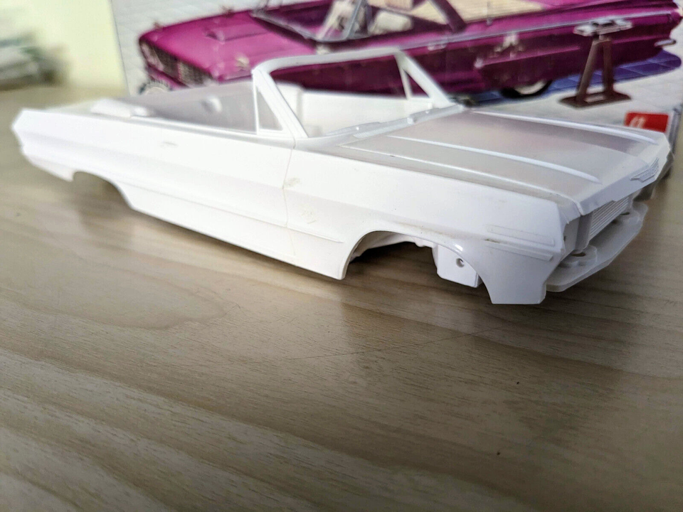 **RARE! *ORIGINAL VINTAGE AMT 1963 CHEVY IMPALA CONV KIT **COMPLETE ...