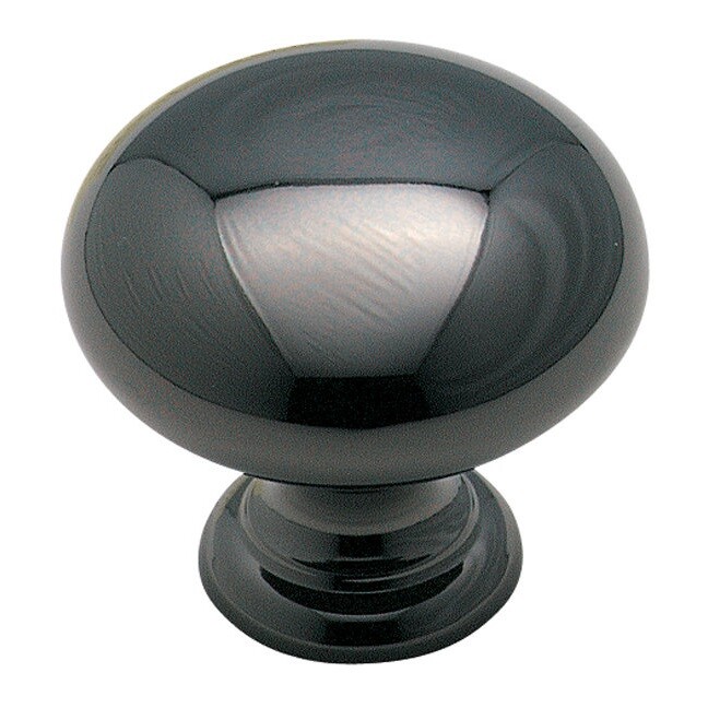 Amerock Black Nickel Brass Classics Hollow Brass 1 1/4" Cabinet Knob ...