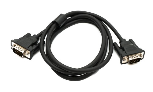 SYSTEM-S VGA Cable 59 1/8in HD15 Plug To Plug Panel Mount Dsub 15pin ...