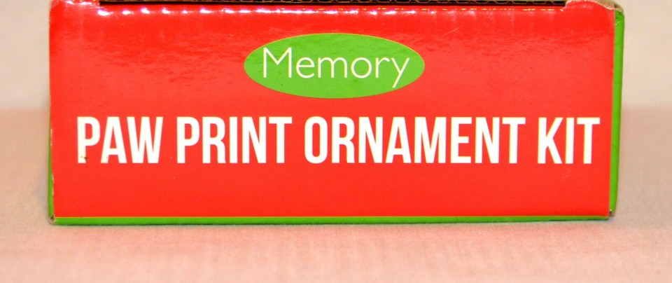Memory Paw Print Keepsake Ornament Kit for Your Pets - New | eBay