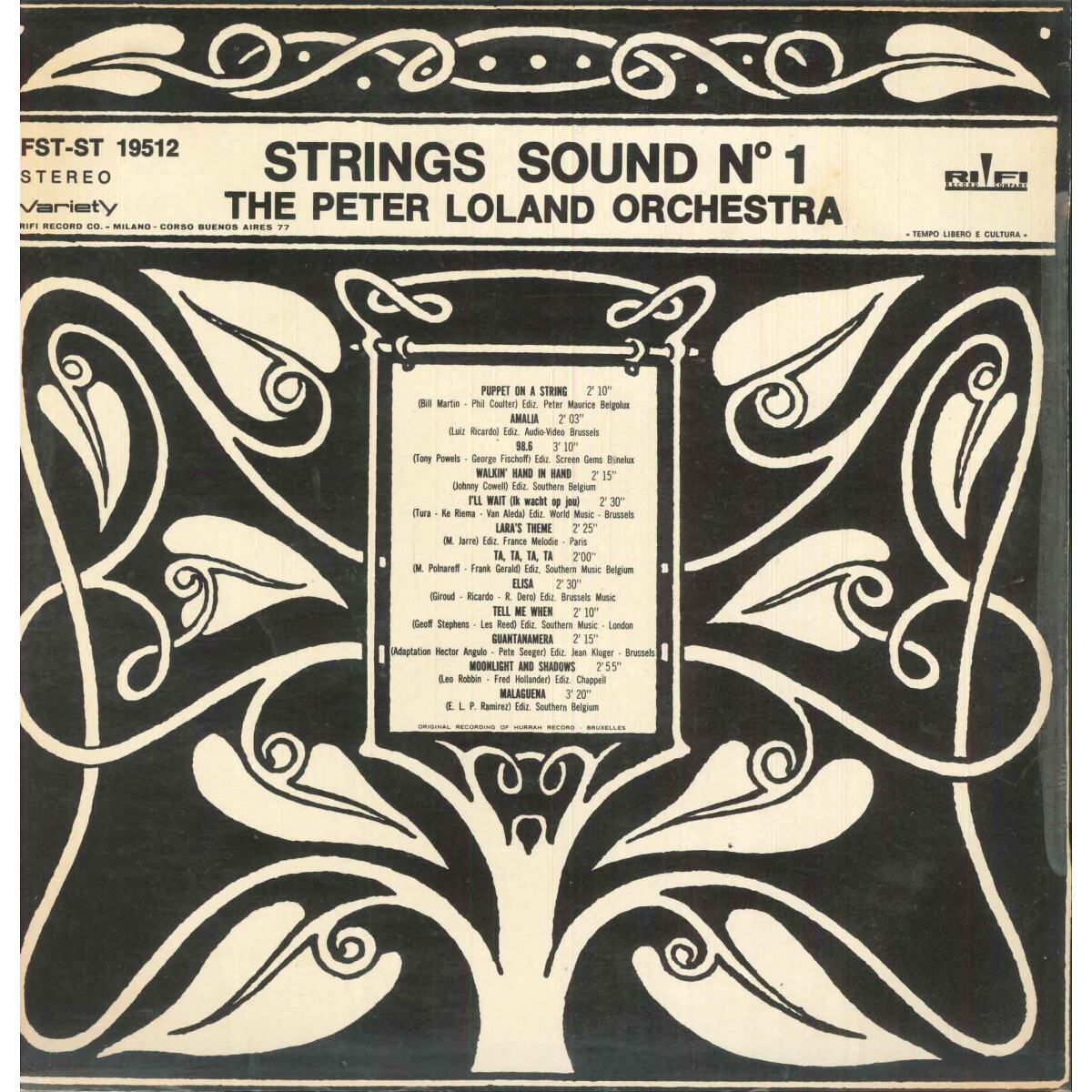 The Peter Loland Orchestra ‎LP Vinyl Strings Sound N 1 Variety ...
