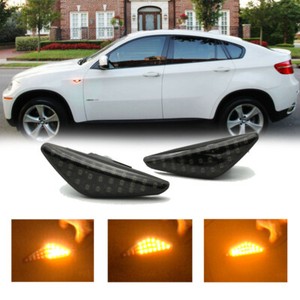 2x Sequential Dynamic Flowing LED Side Marker Light For BMW E70 X5 F25 ...