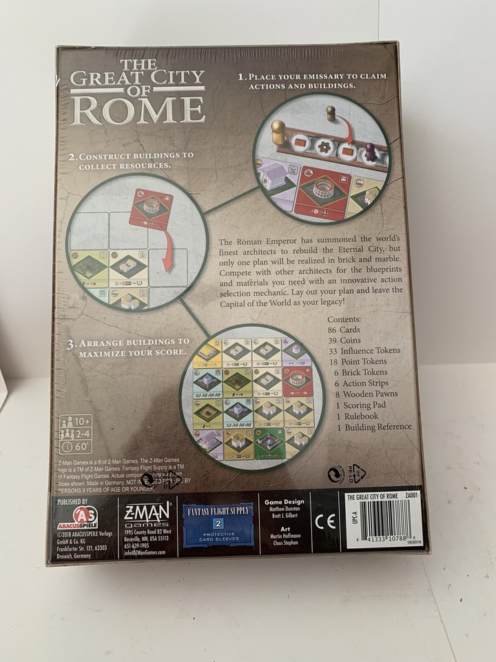 The Great City of Rome Board Game | eBay