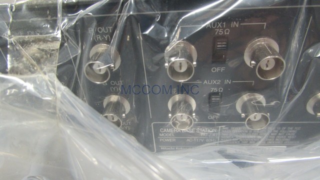 Hitachi RU-Z3U MultiCore Camera Base Station CCU with D1 Outputs for ...