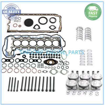 Engine Rebuild Kit 11:1 Φ82.00mm For BMW Z4 E90 E60 E89 N52B25 2.5 L6 ...