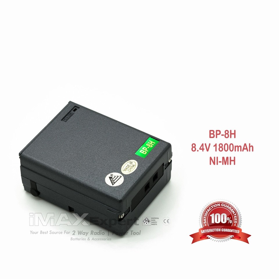 8.4V 1800mAh NiMh battery for Icom BP-8, CM-8, IC-H2, HTX-202 | eBay