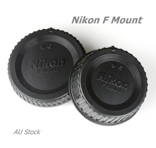 Nikon Body Cap + Rear Lens Cap For Nikon F-Mount AF AF-S DSLR SLR | eBay