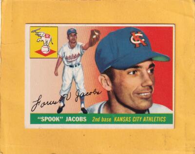 1955 Topps #61 Spook Jacobs Athletics EX Excellent #24627 | eBay
