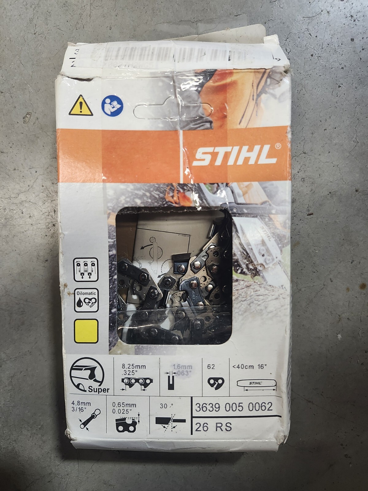 STIHL 26rs-62 16inch Chain for sale online | eBay