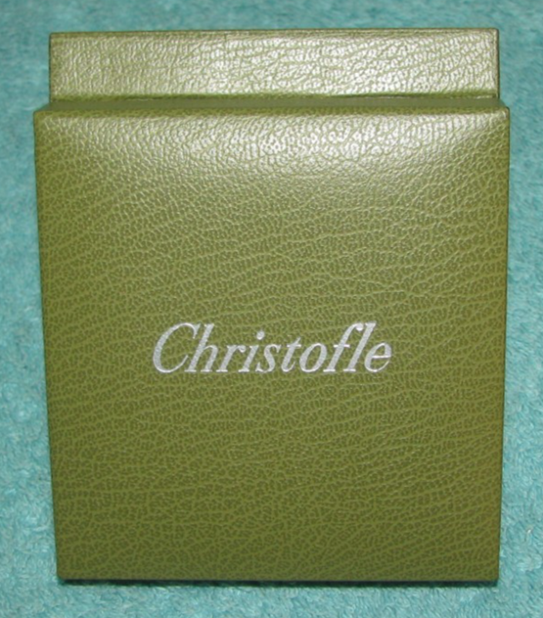 Vintage Christofle Silver Plate Keychain Key Ring with Box | eBay