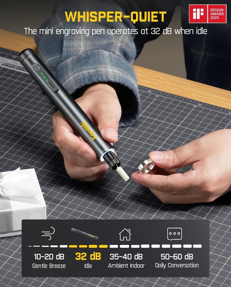 Fanttik F2 Master Mini Cordless Rotary Tool Kit 4V, NeoPulse Motor, 5 ...