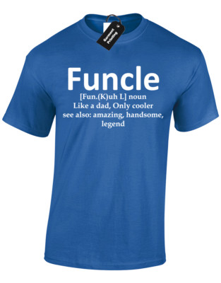 FUNCLE MENS T-SHIRT FUNNY UNCLE GREAT GIFT PRESENT IDEA JOKE MEME ...