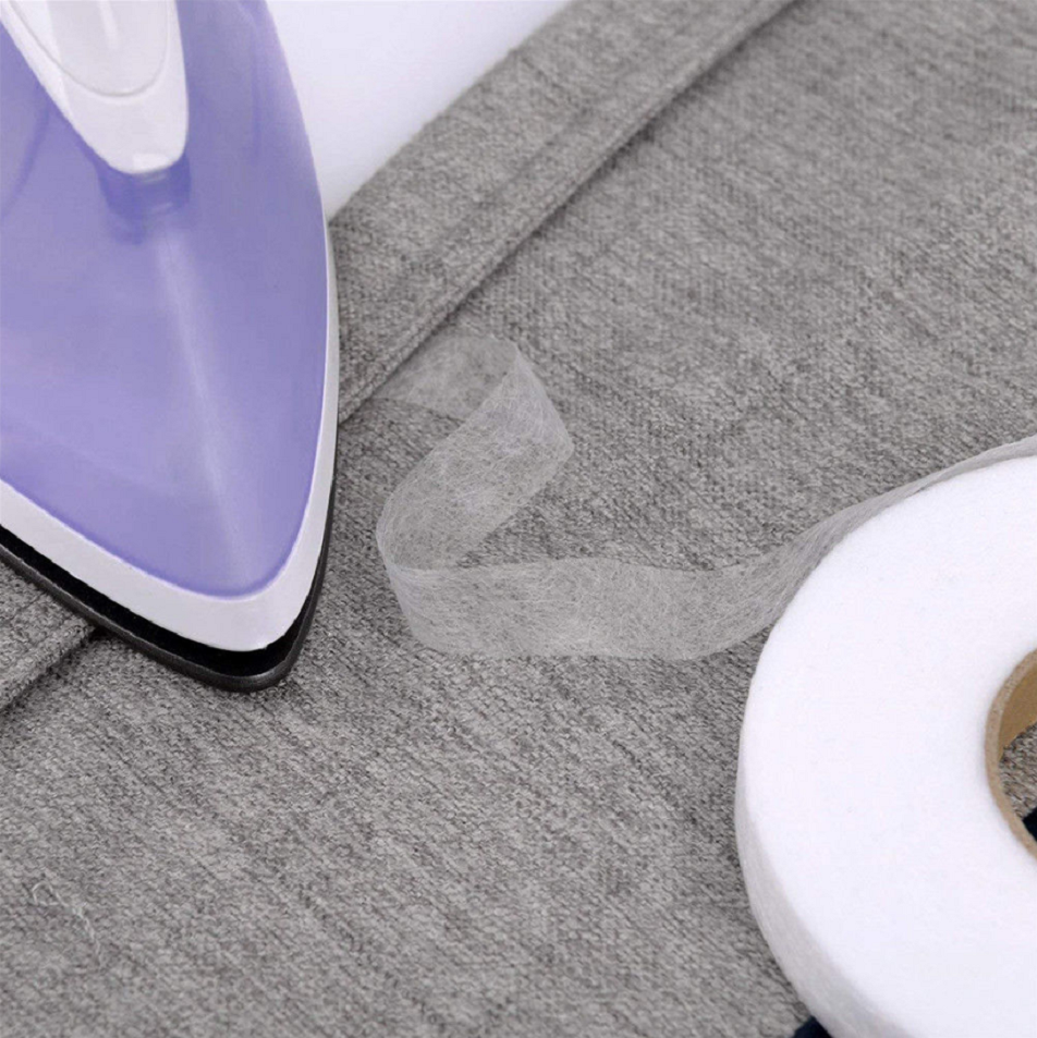 70M Iron-on Hemming Strip Hem Tape in White No Sewing Required Fusing ...