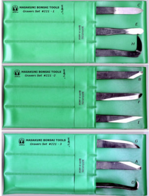 MASAKUNI BONSAI TOOLS No.0221 Sculpture 9pcs set from Japan | eBay