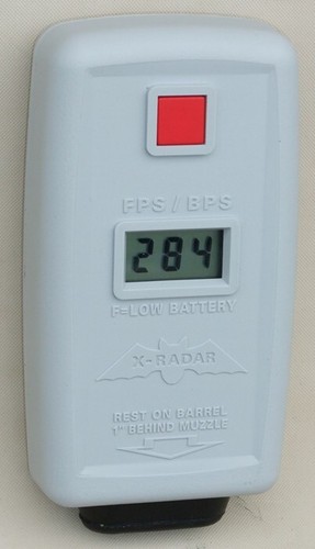 XRadar Paintball Chronograph X-Radar Handheld Radar Chrono. FPS and BPS ...