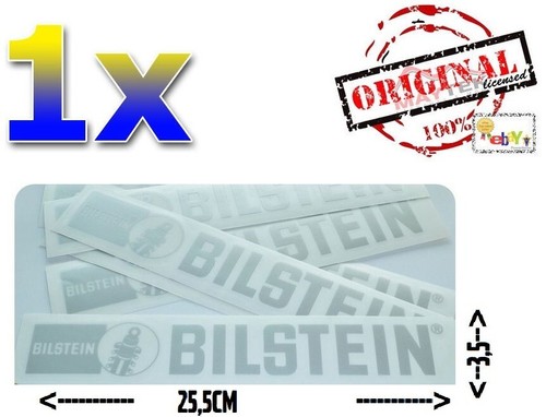 OEM BILSTEIN Logo Aufkleber 35x255mm Sticker Stoßstämpfer Motorsport ...