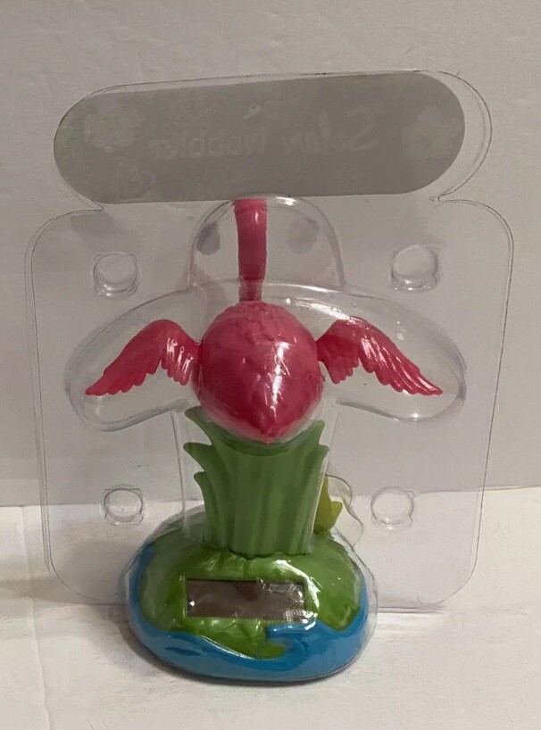Flamingo~Solar Powered Bobble Toy! New | eBay