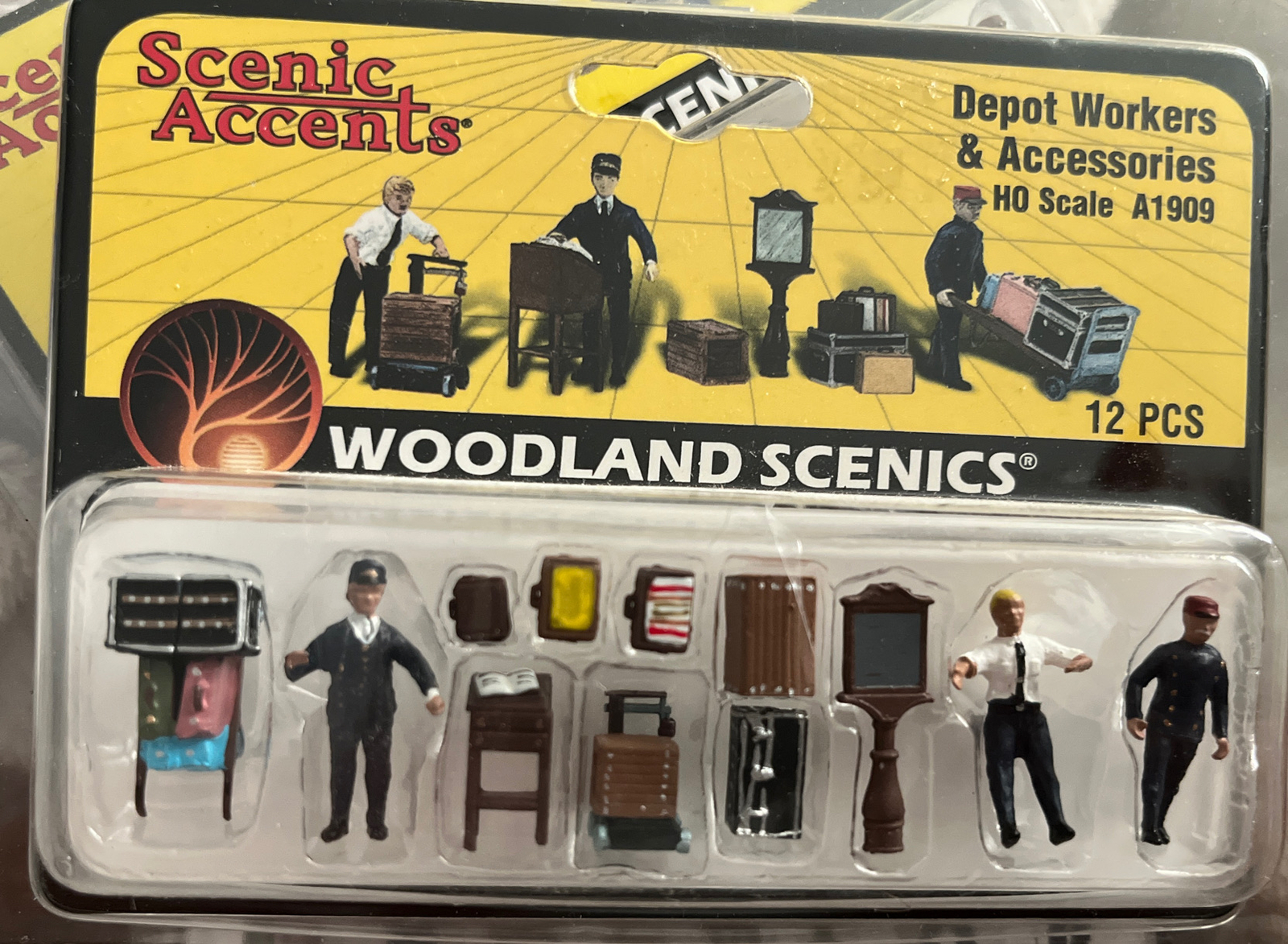 Woodland Scenics / SCENIC ACCENTS #1909 HO SCALE - DEPOT WORKERS - 12 ...