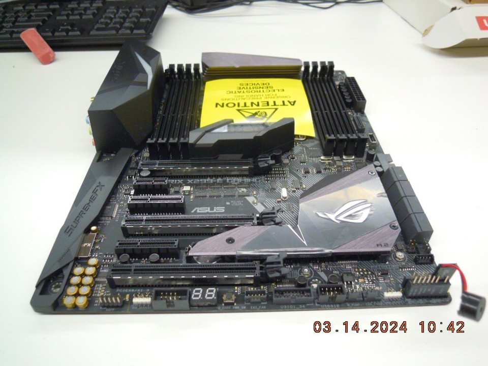 Asus ROG STRIX X299-E GAMING Motherboard LGA2066 + I/O Shield Latest ...