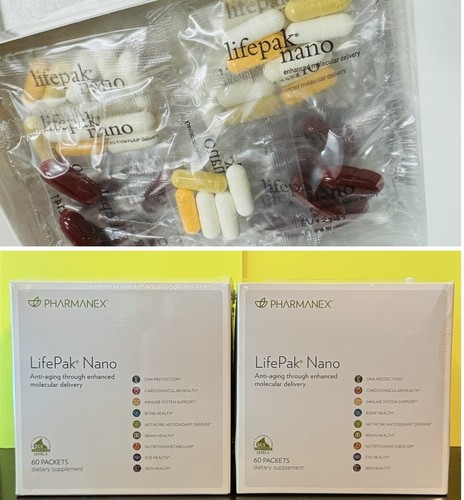 Last Set 2 Boxes Nu Skin Nuskin Pharmanex LifePak Nano 60 packets ...