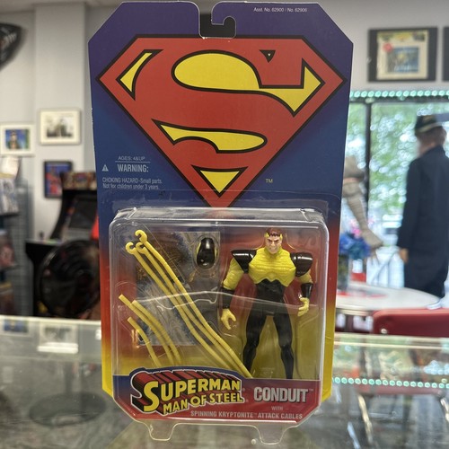Kenner Superman Man Of Steel Conduit with Spinning Kryptonite Figure ...