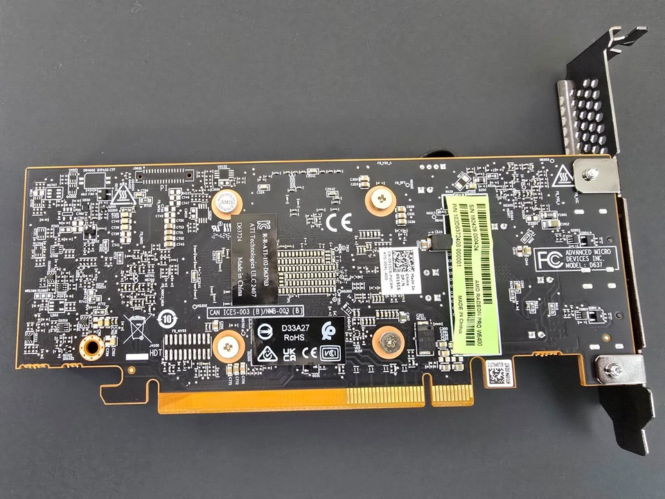 AMD Radeon PRO W6400 4GB GDDR6 Graphics Card FH Dual DP 515C6 0515C5 | eBay