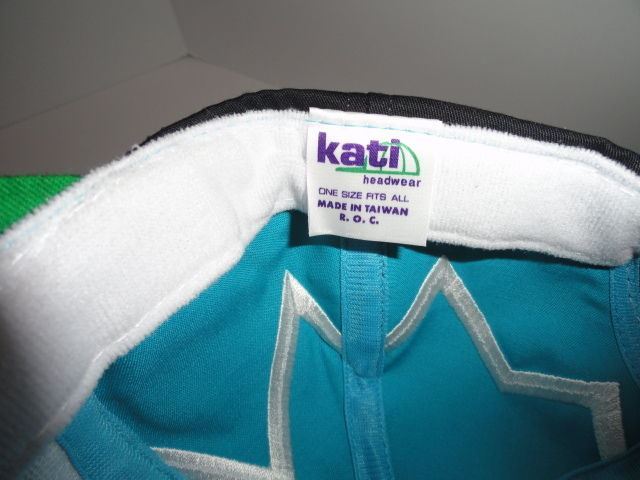 Marine Machine Teal jagged edge embroidered baseball cap | eBay